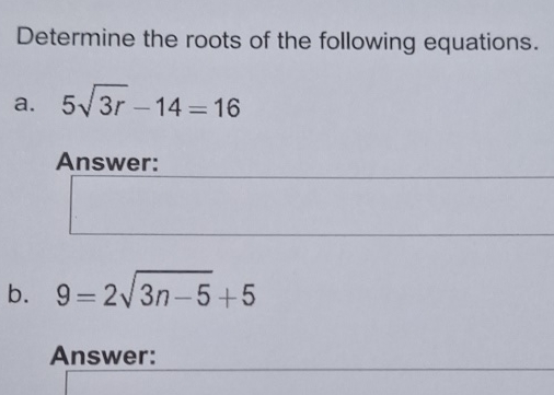 Solved Determine the roots of the following | Chegg.com