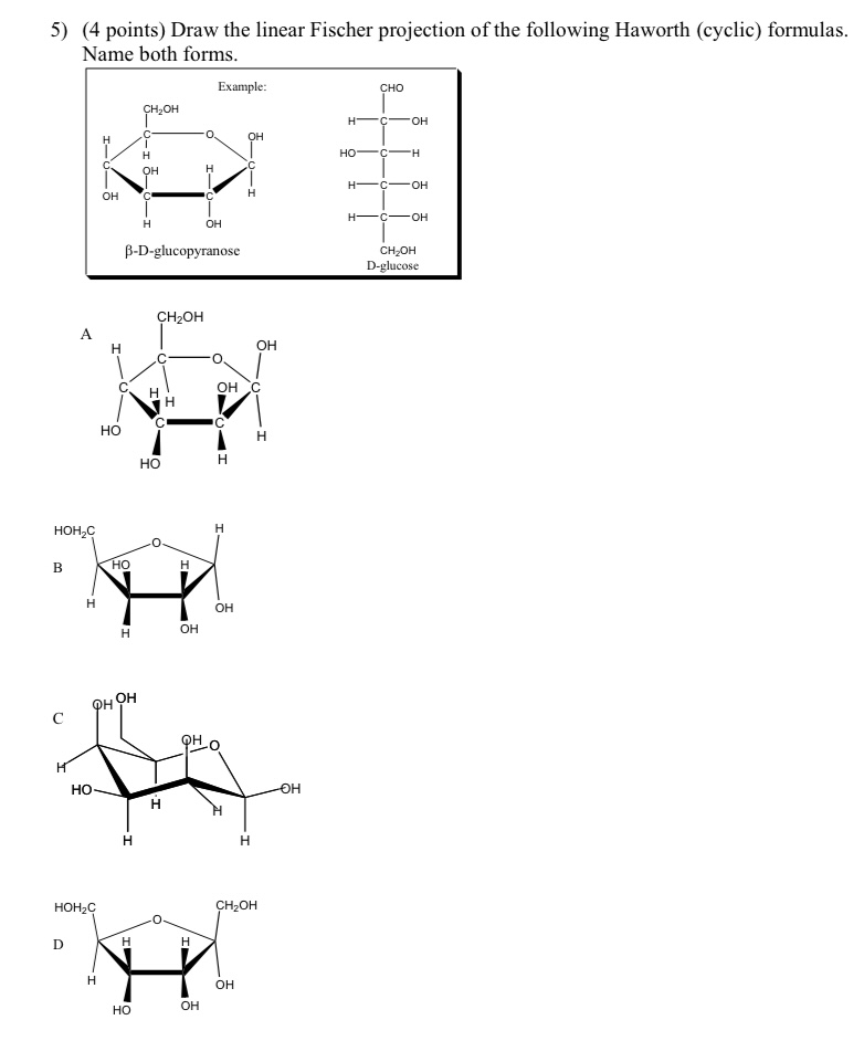 Solved Draw the linear Fischer projection of the following | Chegg.com
