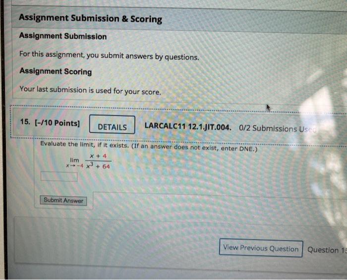 Solved Assignment Submission & Scoring Assignment Submission | Chegg.com