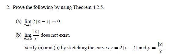 Prove the following by using Theorem | Chegg.com