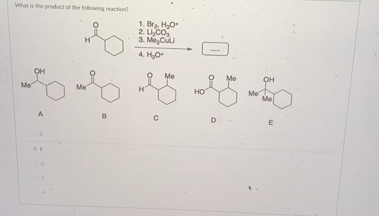 Solved What is the product of the following | Chegg.com