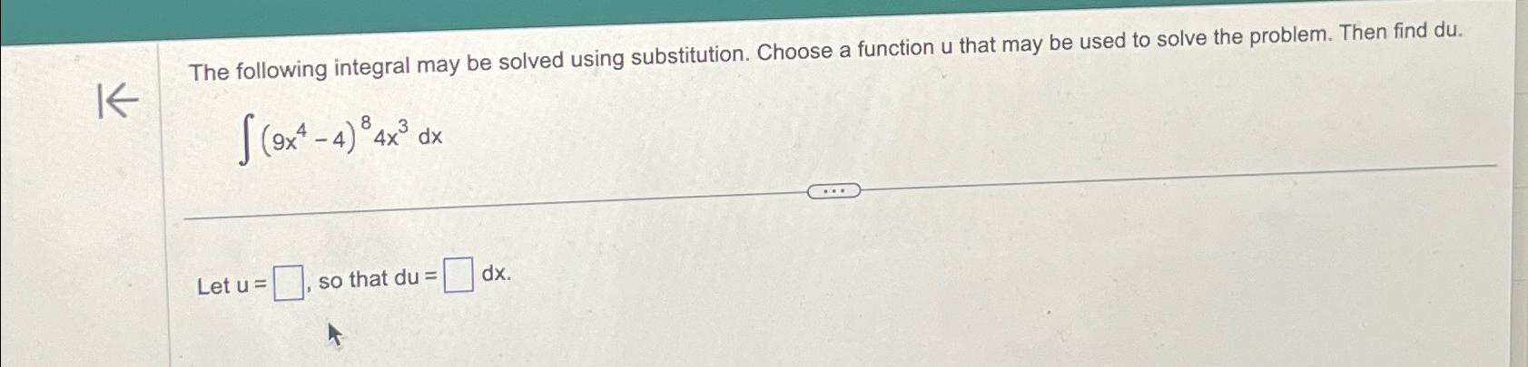 Solved The following integral may be solved using | Chegg.com