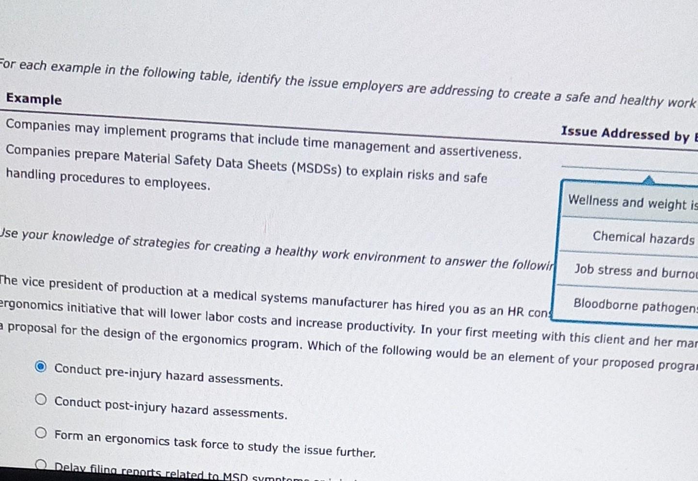 Solved For each example in the following table, identify the | Chegg.com
