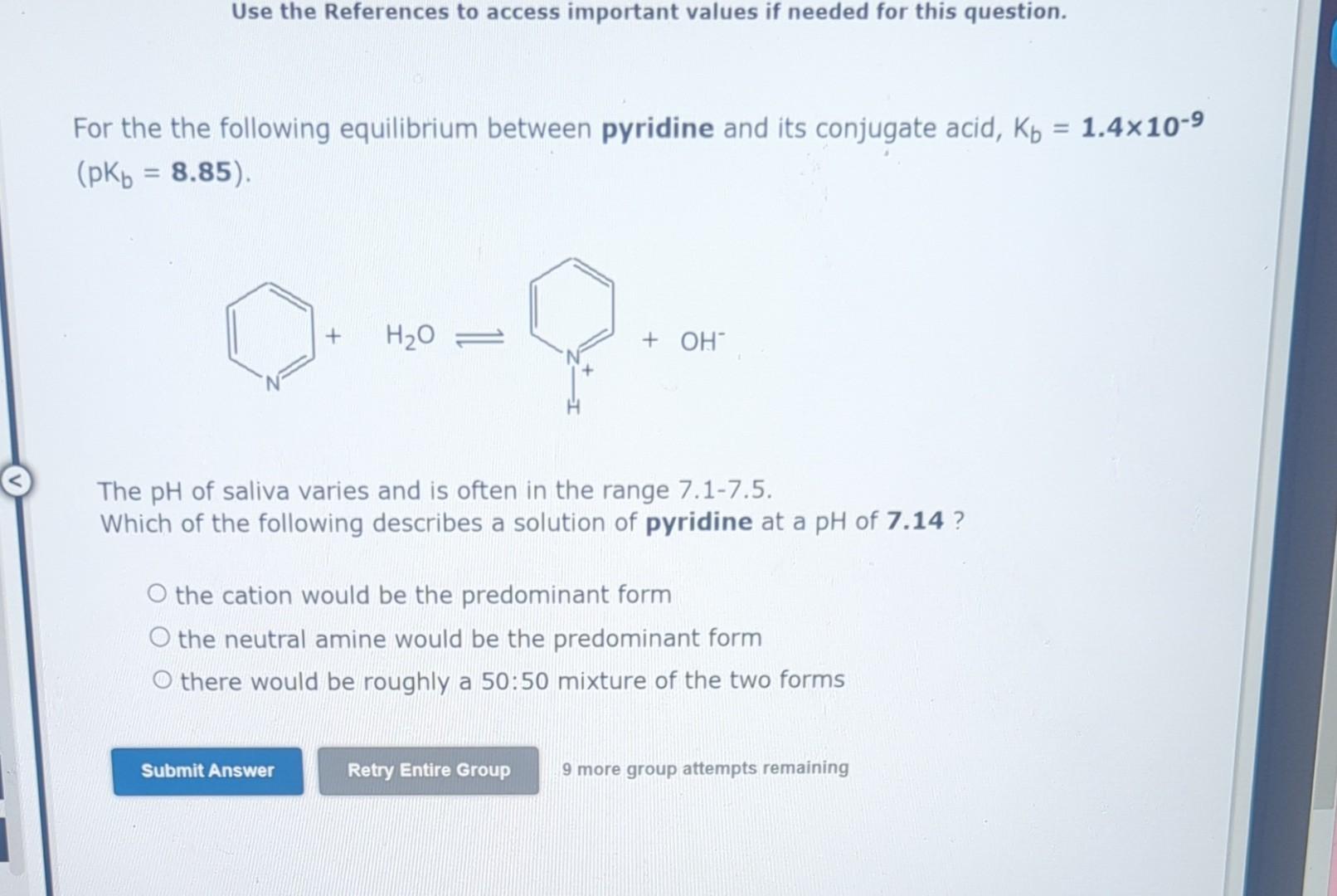 Solved Consider the following equilibrium between | Chegg.com
