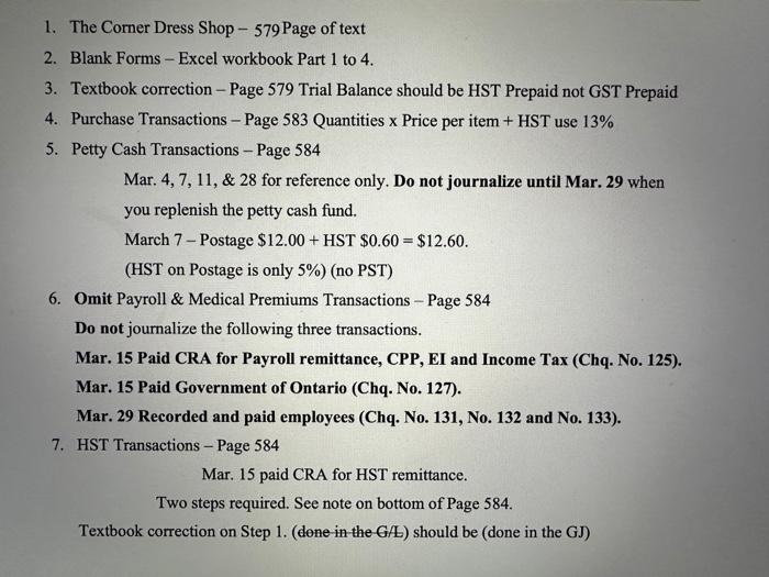 This Mini Practice Set will help you review all the | Chegg.com