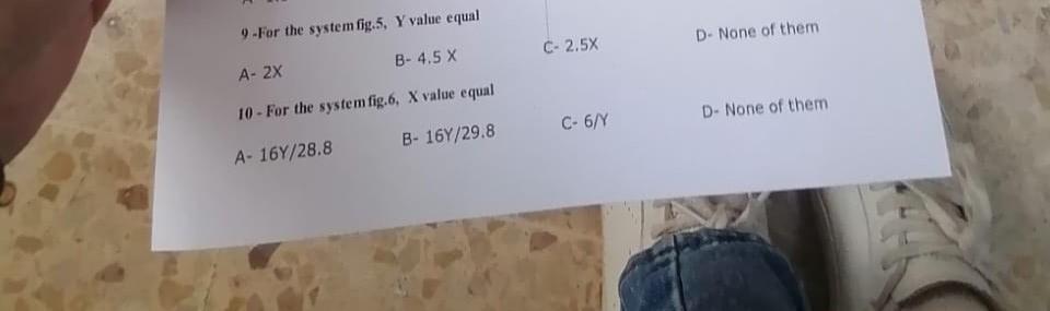 Solved FIR,A. 2X B- 4.5X C. 2.5x D- None of them 10- For | Chegg.com