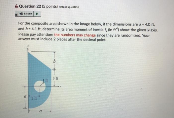 Solved A Question 21 (4 points) Retake question Listen For | Chegg.com