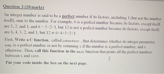 Solved Question 2 (5 marks) Write a C function named is | Chegg.com