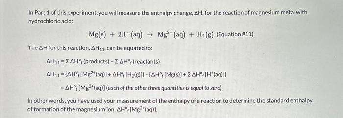 Solved In Part 1 of this experiment, you will measure the | Chegg.com