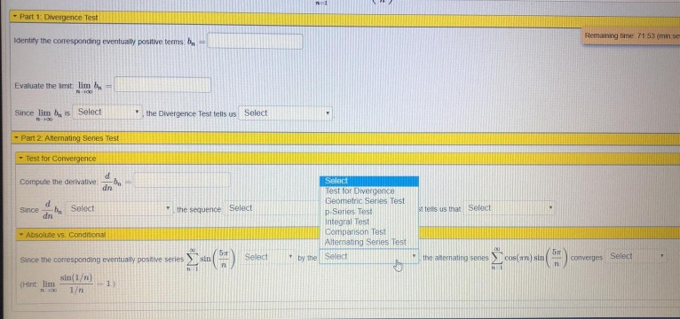 Solved 20 points, les we selles for convergence of | Chegg.com