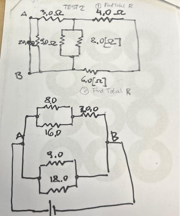 Solved Please Find The Resistance Of This Circuits Please