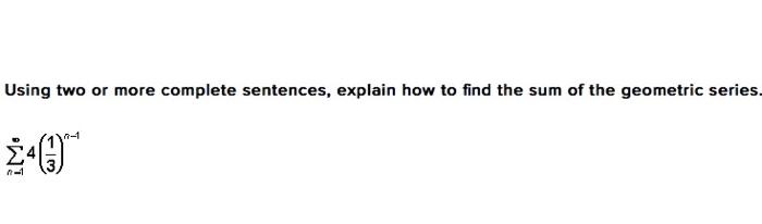 Solved Using two or more complete sentences, explain how to | Chegg.com