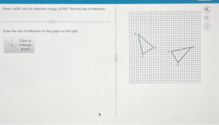 Solved Given ABC and its reflection image A′B′C′ find the | Chegg.com