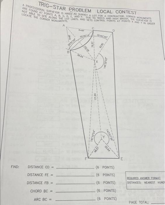 Solved TRIG-STAR PROBLEM LOCAL CONTEST | Chegg.com