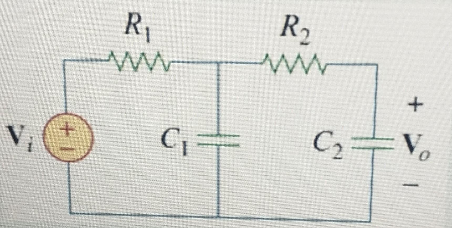 Solved Given the circuit in Figure below. R1=35, R2=5 ohm, | Chegg.com