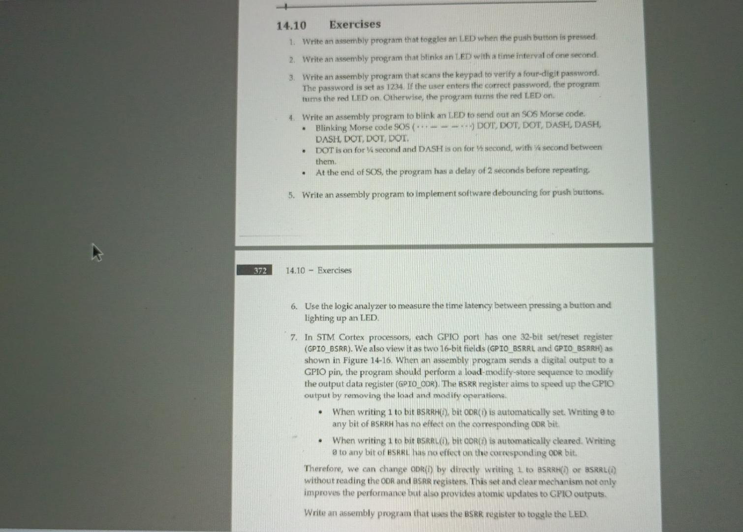 Solved 14.10 Exercises 1. Write an assembly program that | Chegg.com
