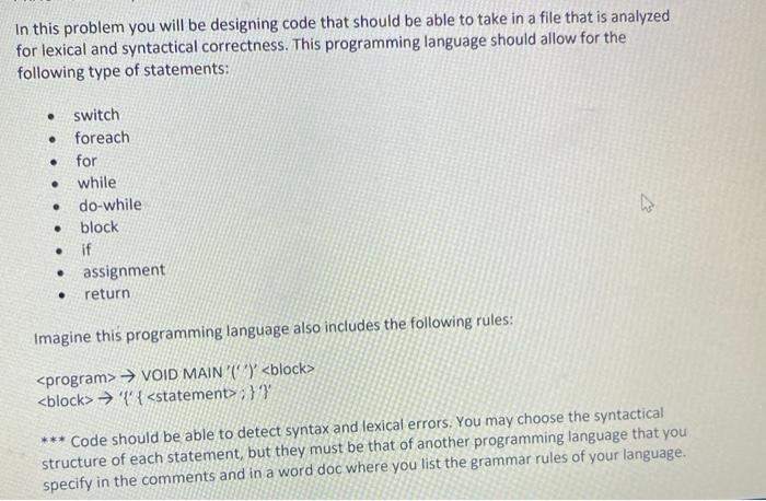 Solved In this problem you will be designing code that | Chegg.com