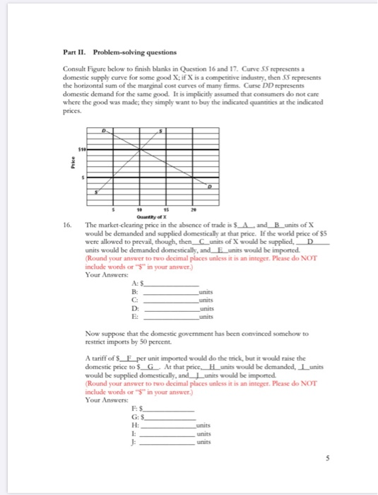 Solved Part II. Problem-solving questions Consult Figure | Chegg.com