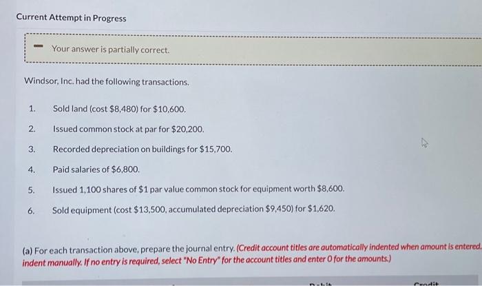 Solved Cash Common Stock Depreciation Expense 22600 | Chegg.com