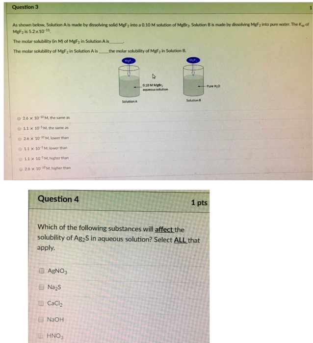 Solved Question 3 As shown below, Solution A is made by | Chegg.com