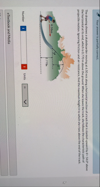 Solved Your answer is partially correct.The drawing shows a | Chegg.com