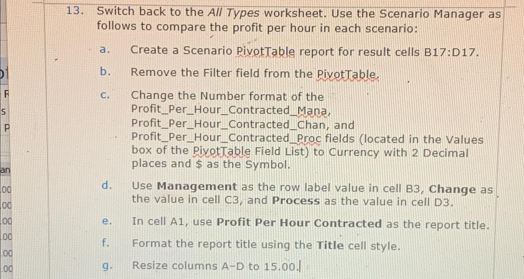 Solved Switch back to the All Types worksheet. Use the | Chegg.com