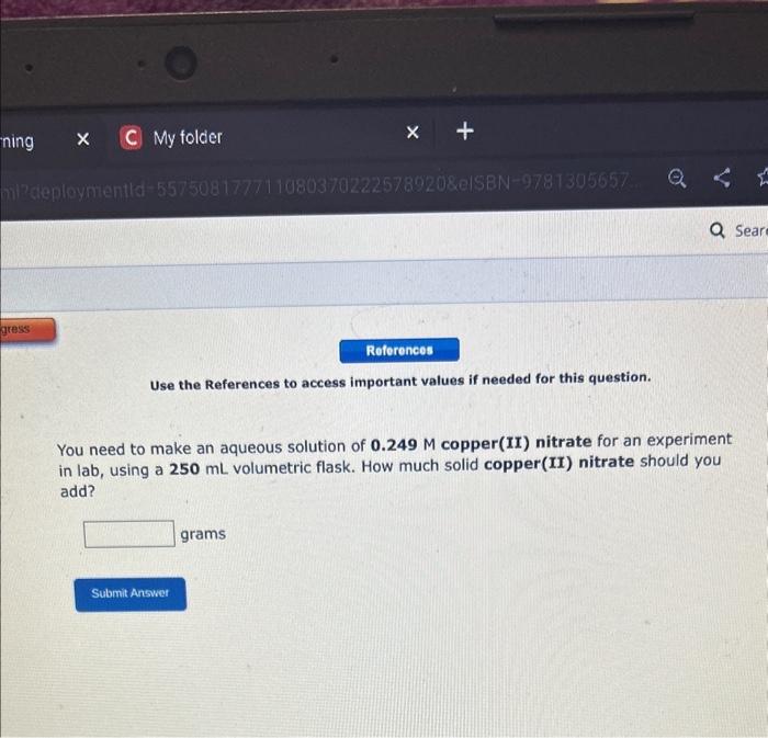 [Solved]: Use the References to access important values if