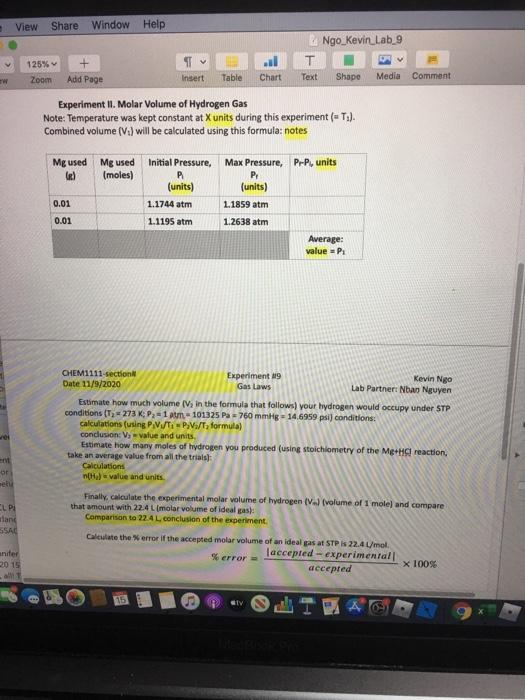Solved View Share Window Help Ngo_Kevin Lab_9 + 125% Zoom | Chegg.com