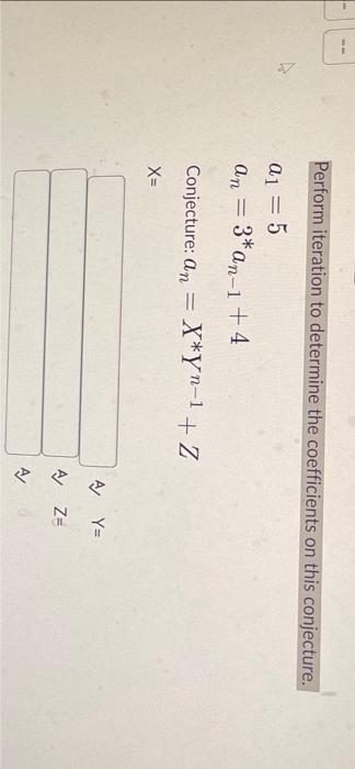 Solved Perform iteration to determine the coefficients on | Chegg.com