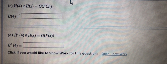 Solved Chapter 3, Review Exercises, Question 062 Given F (2) | Chegg.com