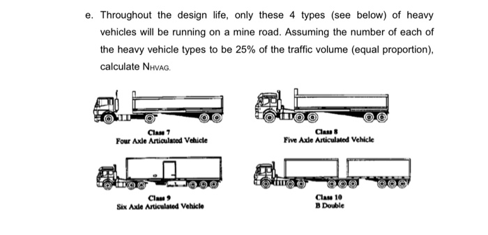Solved e. Throughout the design life, only these 4 types | Chegg.com