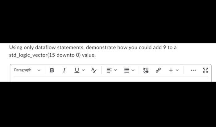 Solved Using only dataflow statements, demonstrate how you | Chegg.com