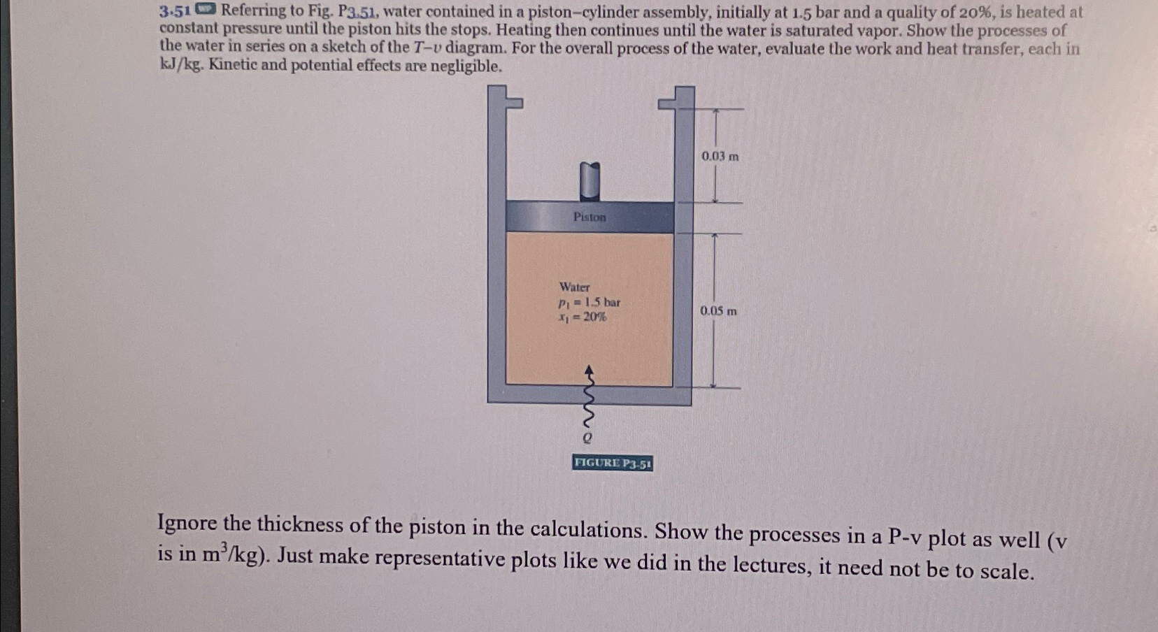 Solved 3.51 ﻿Referring to Fig. P 3.51 , ﻿water contained | Chegg.com