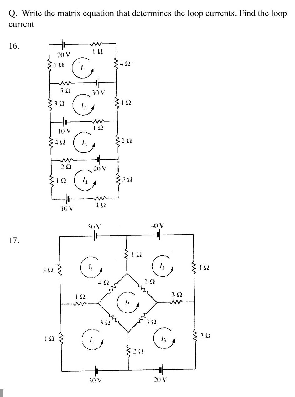 Solved Q. ﻿Write the matrix equation that determines the | Chegg.com