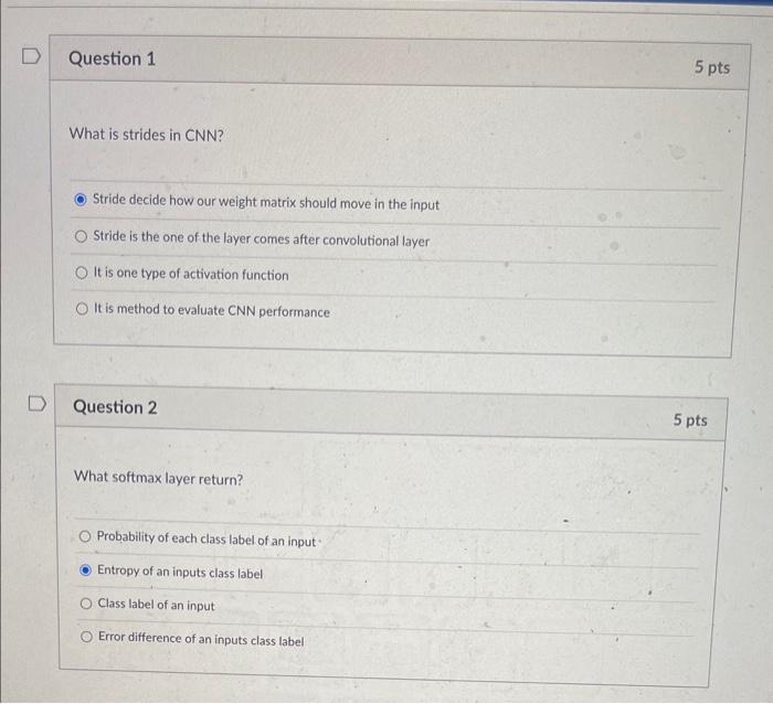 Solved What is strides in CNN? Stride decide how our weight | Chegg.com
