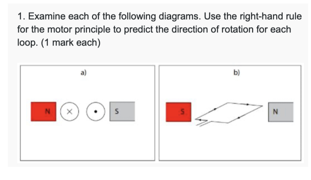 Solved Examine each of the following diagrams. Use the | Chegg.com