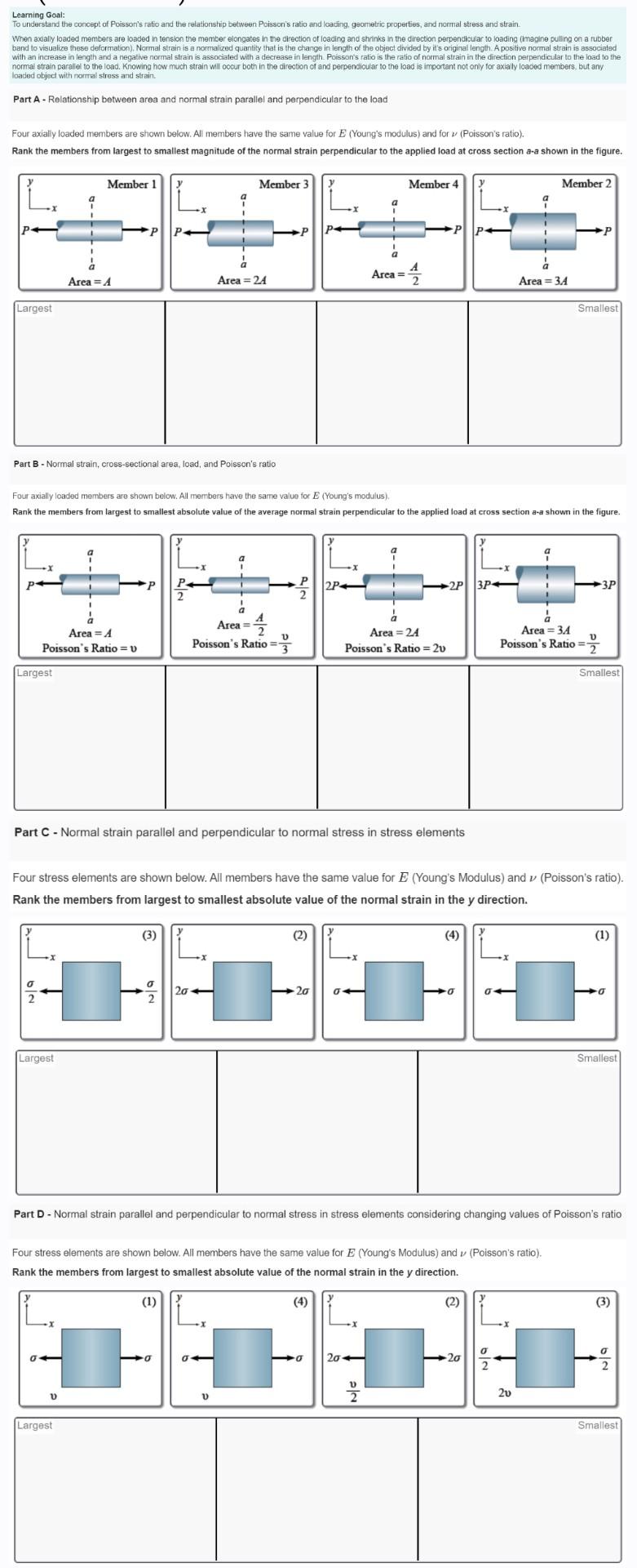 Solved Learning Goal: To understand the concept of Poisson's | Chegg.com