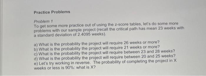 Solved Problem 1 To get some more practice out of using the | Chegg.com