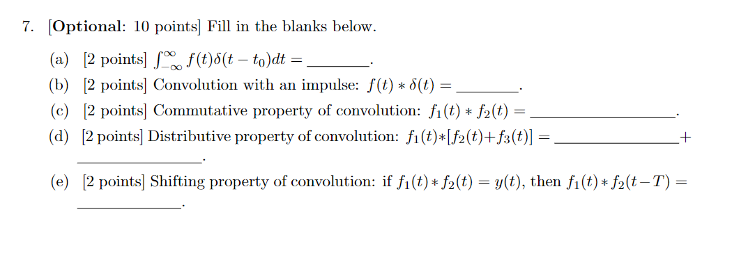 Solved [Optional: 10 ﻿points] ﻿Fill in the blanks below | Chegg.com