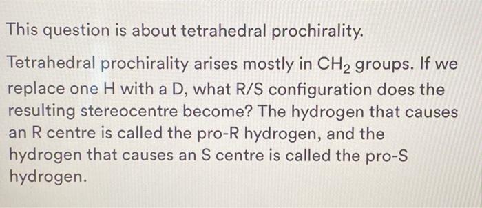 Solved The methylene (CH2) group on the molecule is | Chegg.com