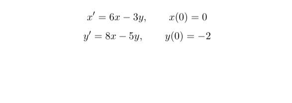 Solved X′y′ 6x−3y 8x−5y X 0 Y 0 0 −2