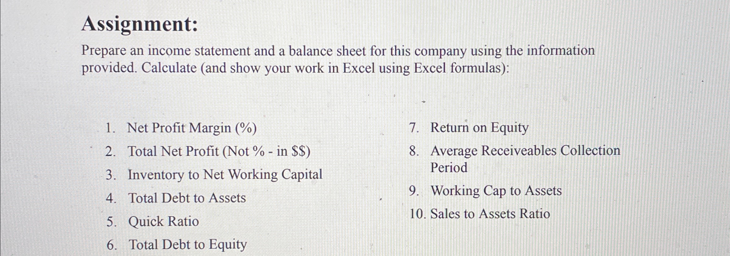 Solved Plewse help me solve these! Below are numbers from a | Chegg.com