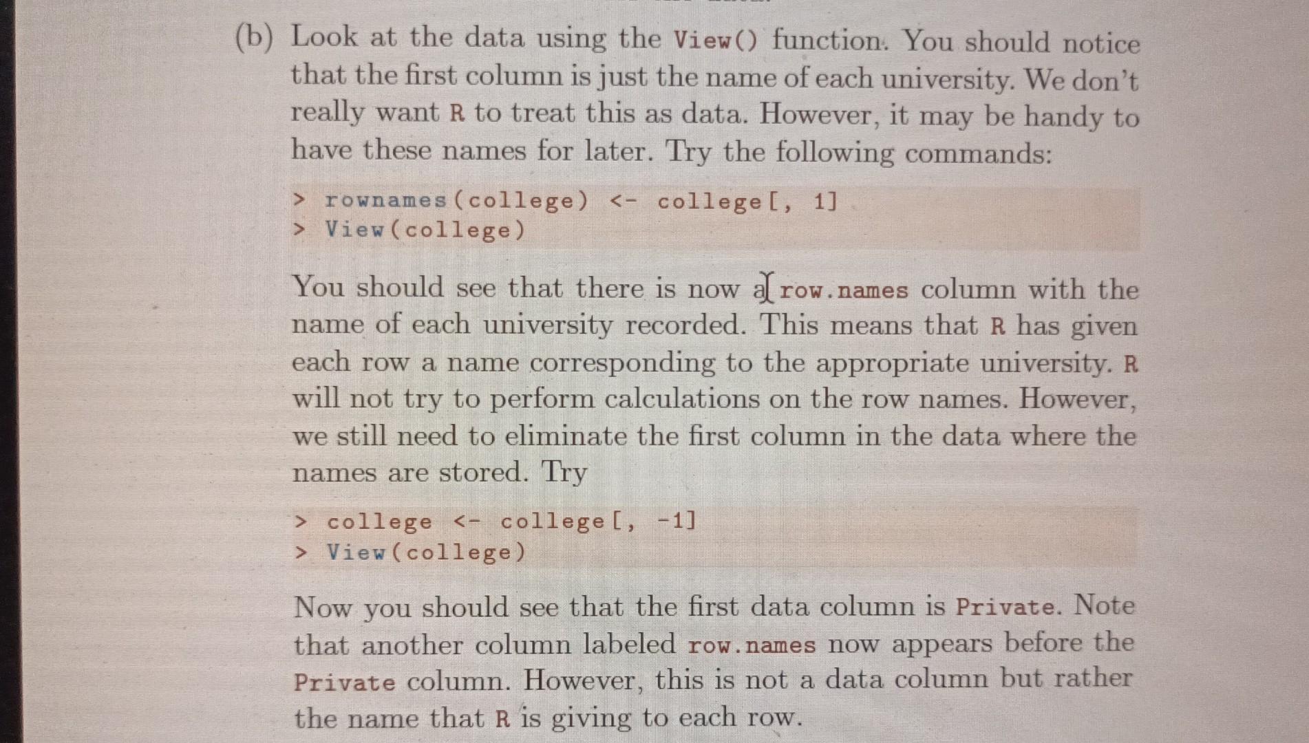 Solved 8. This exercise relates to the College data set, | Chegg.com