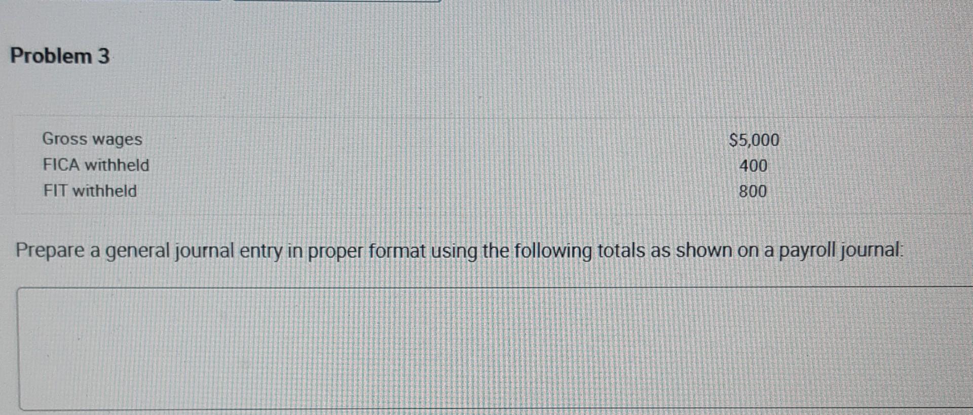 Prepare a general journal entry in proper format | Chegg.com