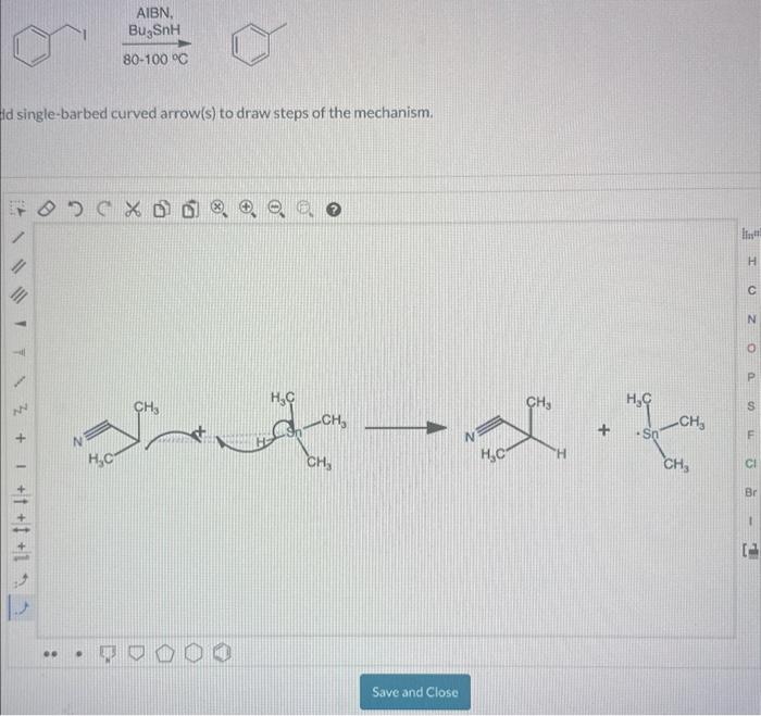 Solved add single barbed curved arrows to draw steps of the | Chegg.com