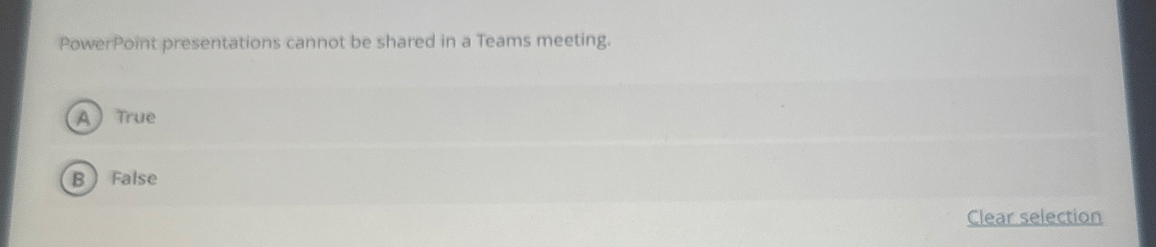 Solved PowerPoint presentations cannot be shared in a Teams | Chegg.com