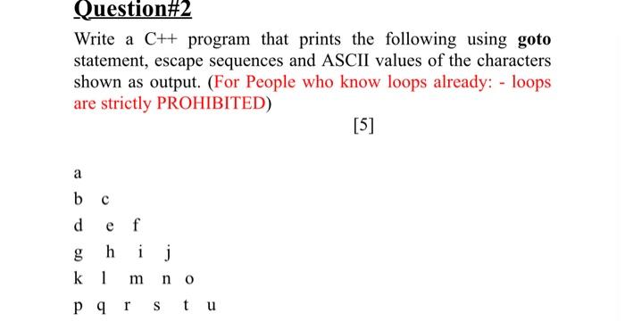 Solved solve this c++ program by using assci code that it | Chegg.com