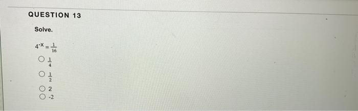 Solved 4−x=161 | Chegg.com
