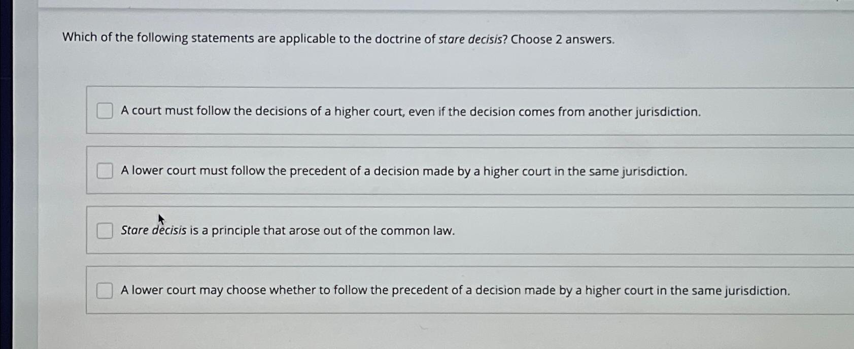 Solved Which of the following statements are applicable to | Chegg.com