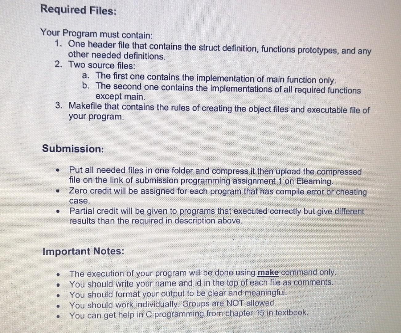 Solved Objective Develop A C Program On Unix System 